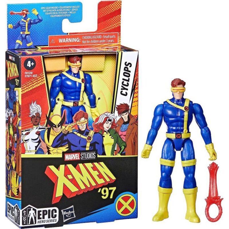 X-Men '97 Epic Hero Series Cyclops 4-Inch Action Figure - KanonCon