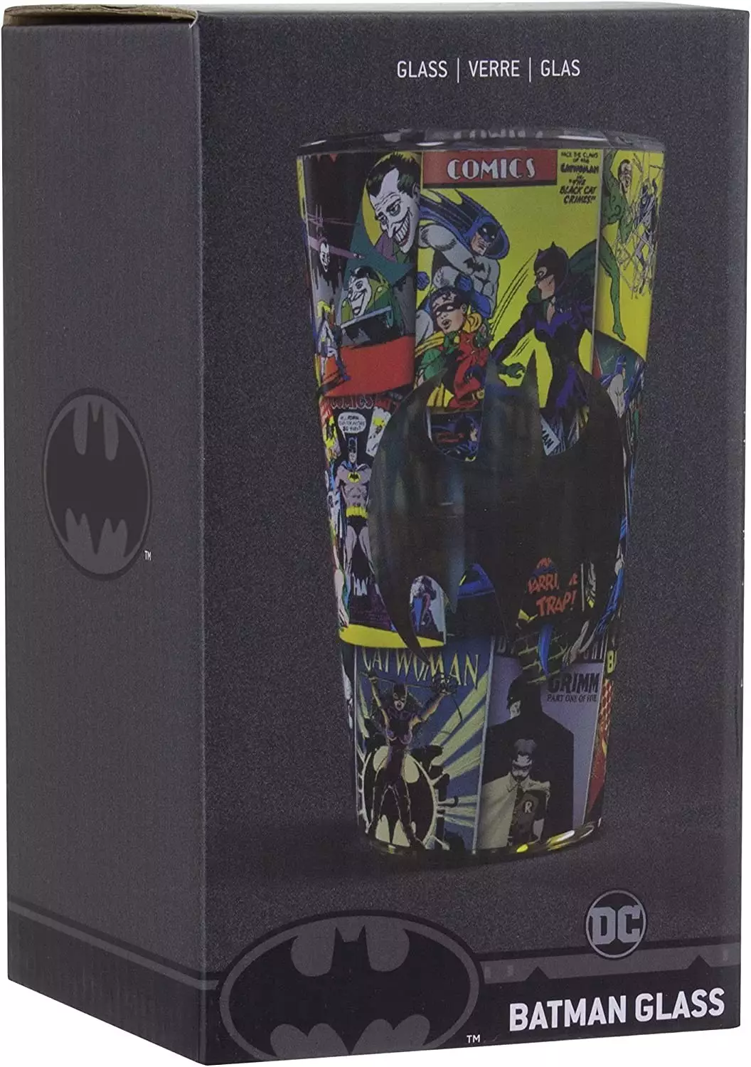 Paladone Batman Glass – 400 ml - KanonCon