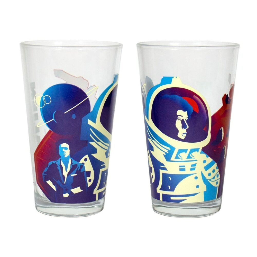 Drive-Thru Drinkware - Collectible Pint Glass - Alien - Ripley - KanonCon