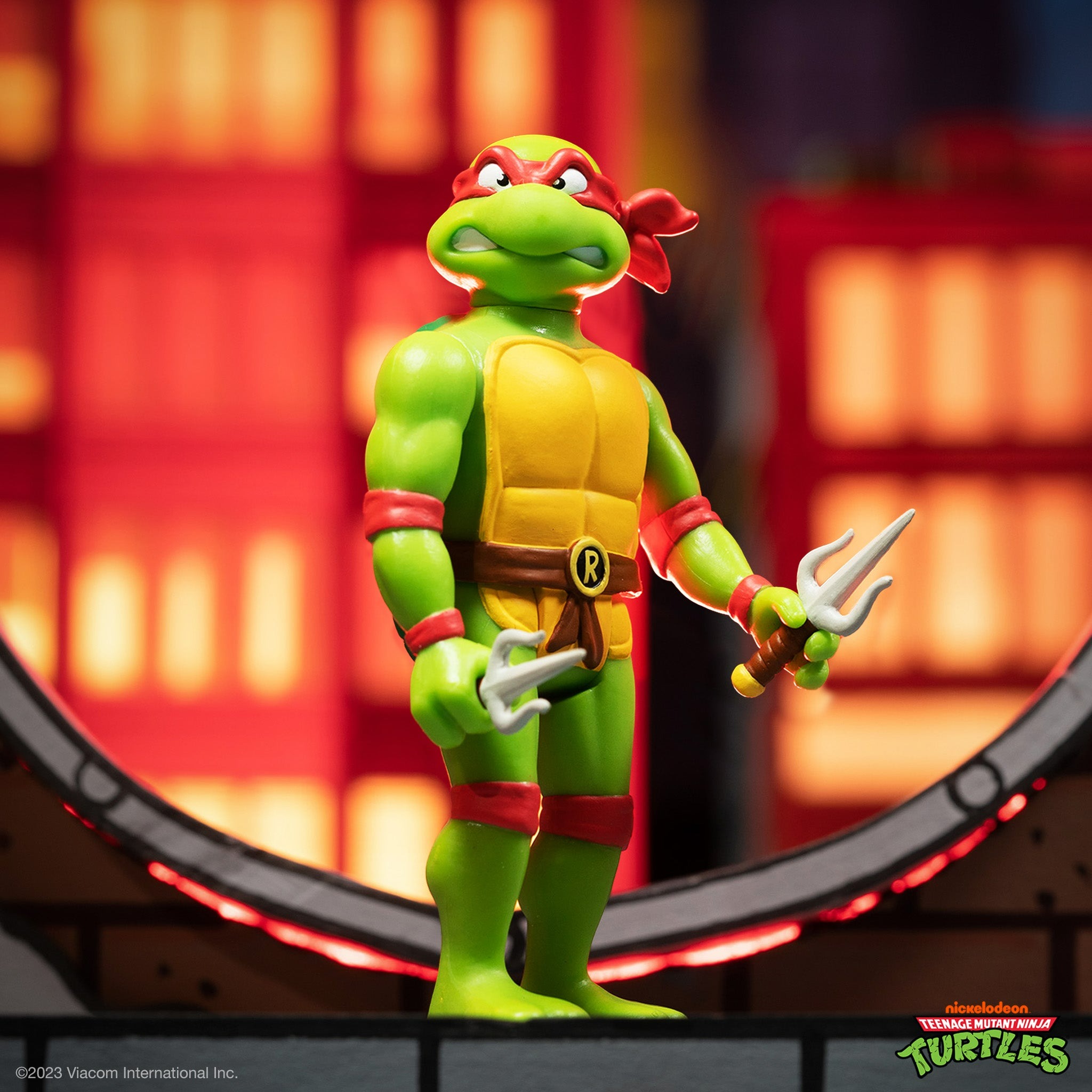 Teenage Mutant Ninja Turtles ReAction Action Figure Raphael (Cartoon ...