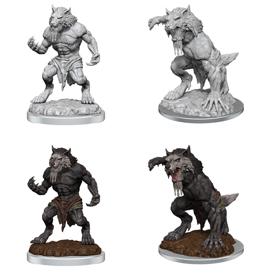 Critical Role Unpainted Miniatures 90557 Fey Werewolves - KanonCon